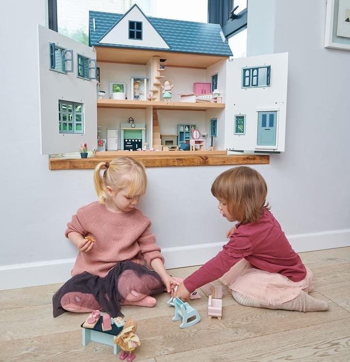 Dovetail House | Wooden Dollhouse with Endless Possibilities | Tender Leaf Toys – Tender Leaf ...