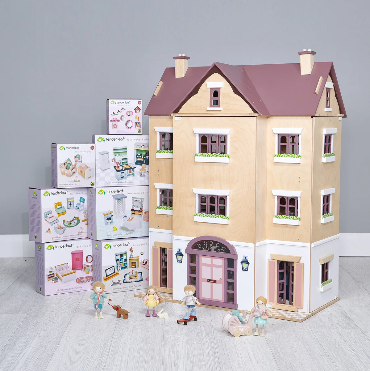 Fantail Hall Collection (with 4 Goodwood Characters, 6 room Sets, Wall ...