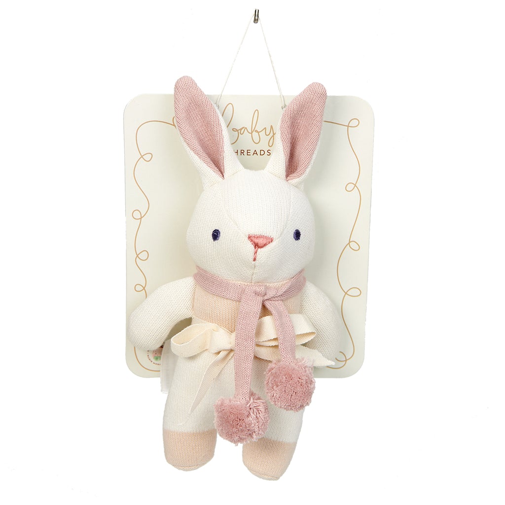 Baby Threads Cream Bunny Rattle – Tender Leaf Toys Canada